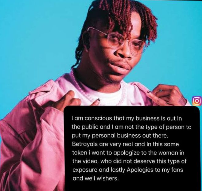 Singer Oxlade Breaks Silence on, “Leaked Tape” Apologizes to the Lady ...